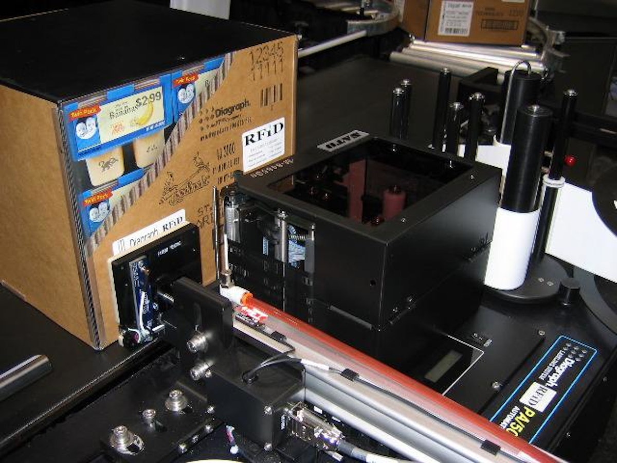 Tamp system for RFID labels | Packaging World