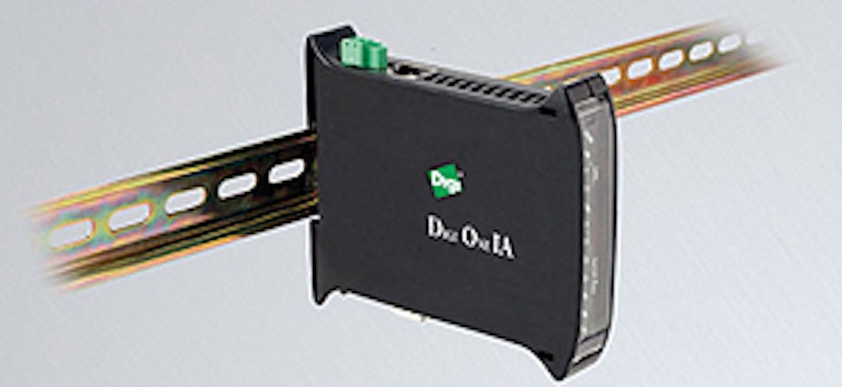 Digi Intl.: Ethernet connectivity for serial devices From: Digi ...