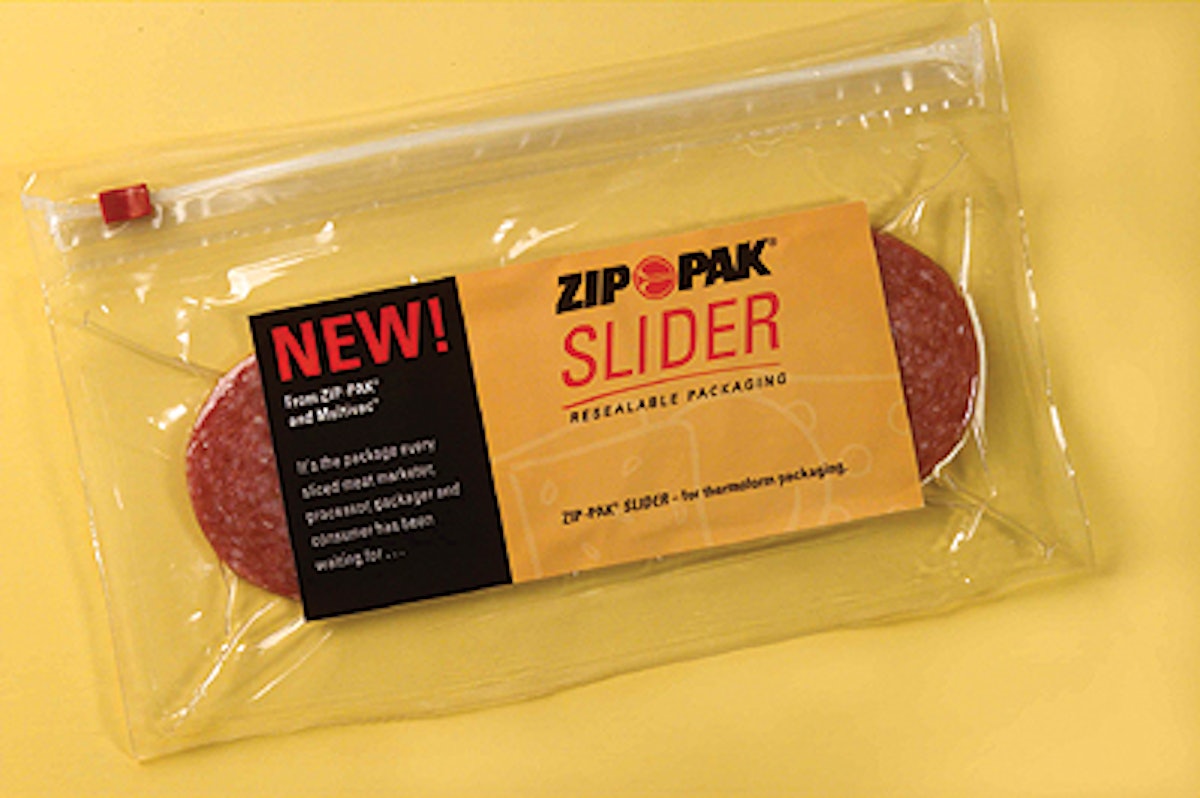 Zip-Pak: Zip-Pak: Zip-Pak: Slider for thermoforms From: Minigrip ...