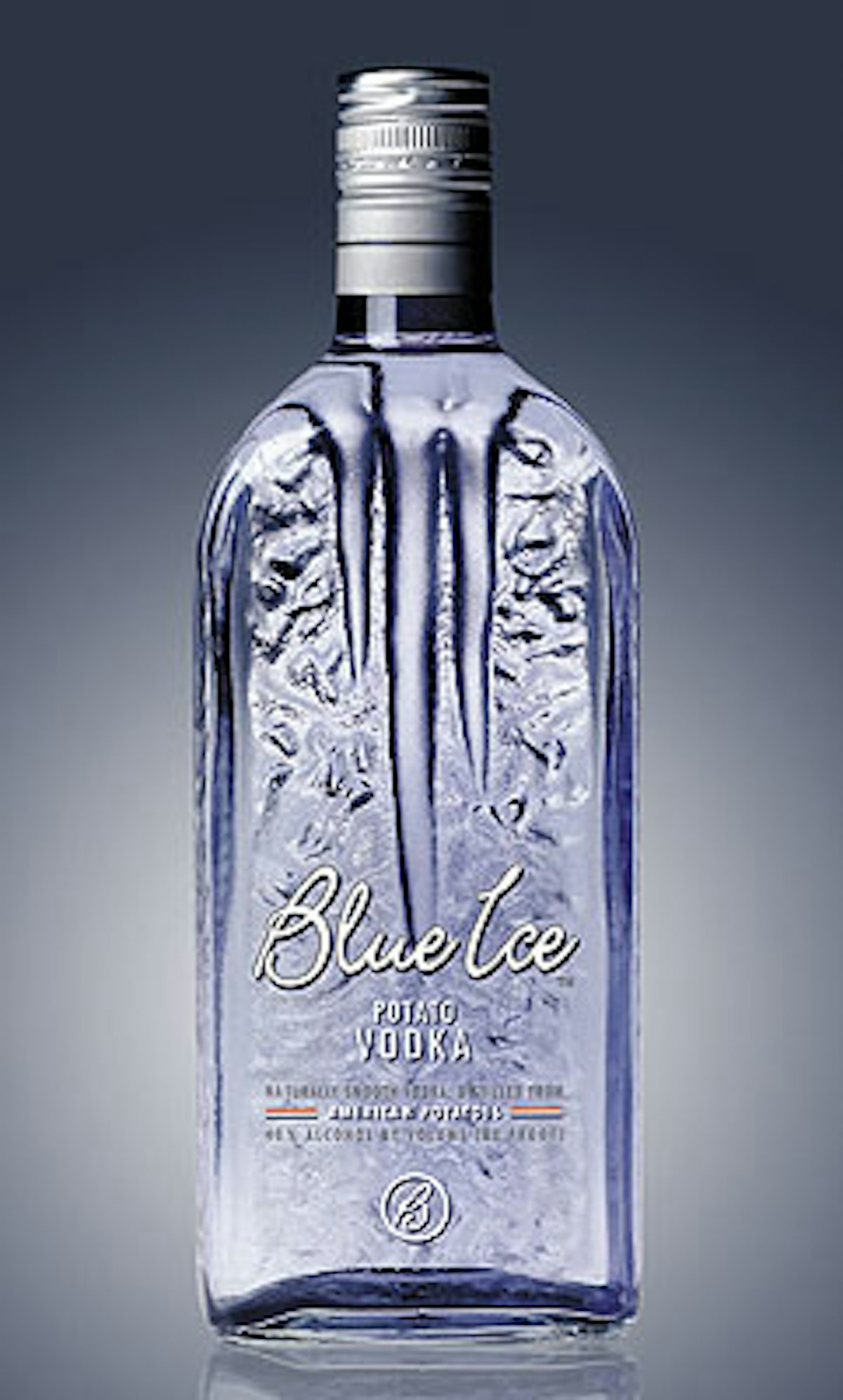 Blue Ice vodka bottle lifts 21st Century's spirits | Packaging World