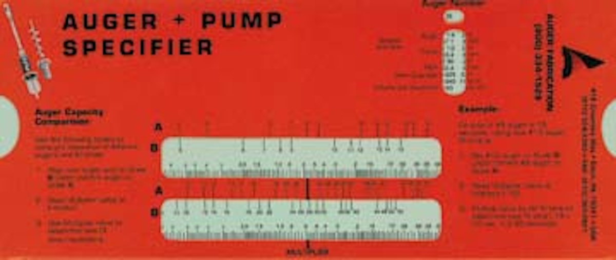 Auger Fabrication, Inc: Auger/pump guide From: Auger Fabrication, Inc ...