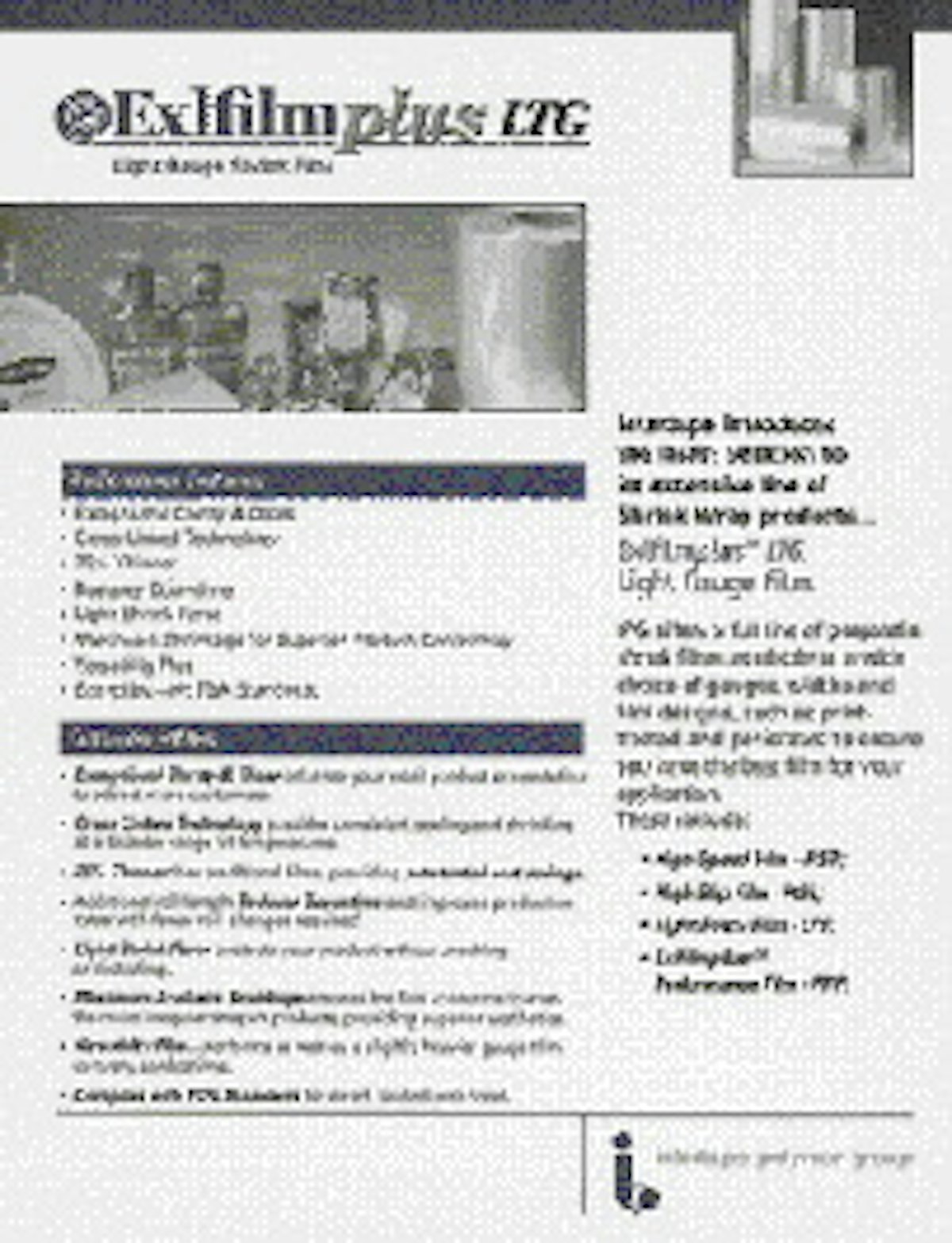 Intertape Polymer Group: Shrink film From: Intertape Polymer Group ...