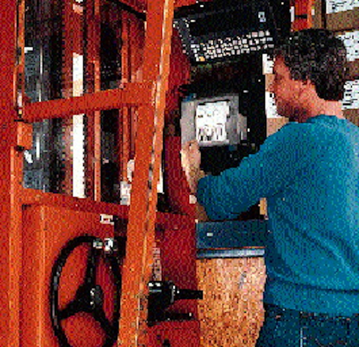 Forklift printer mount From: Monarch Marking Systems | Packaging World