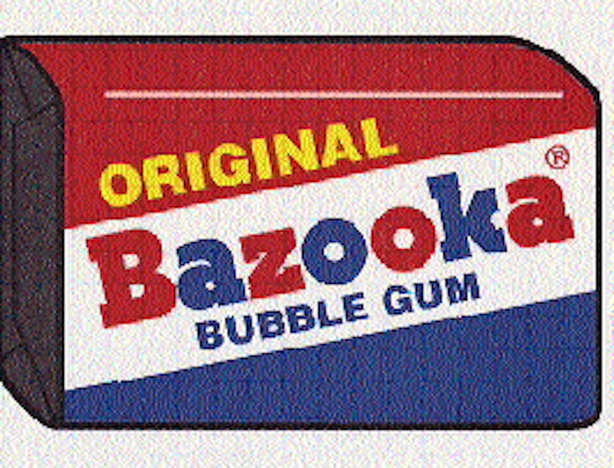 Topps bubbles over Bazooka wrapper redesign | Packaging World