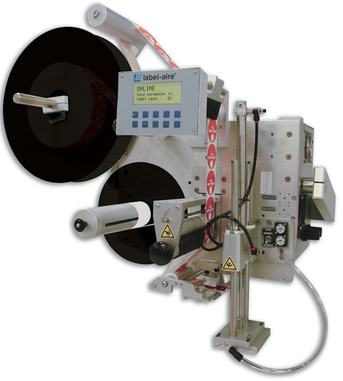 Label-Aire: Tamp-blow labeler From: Label-Aire | Packaging World
