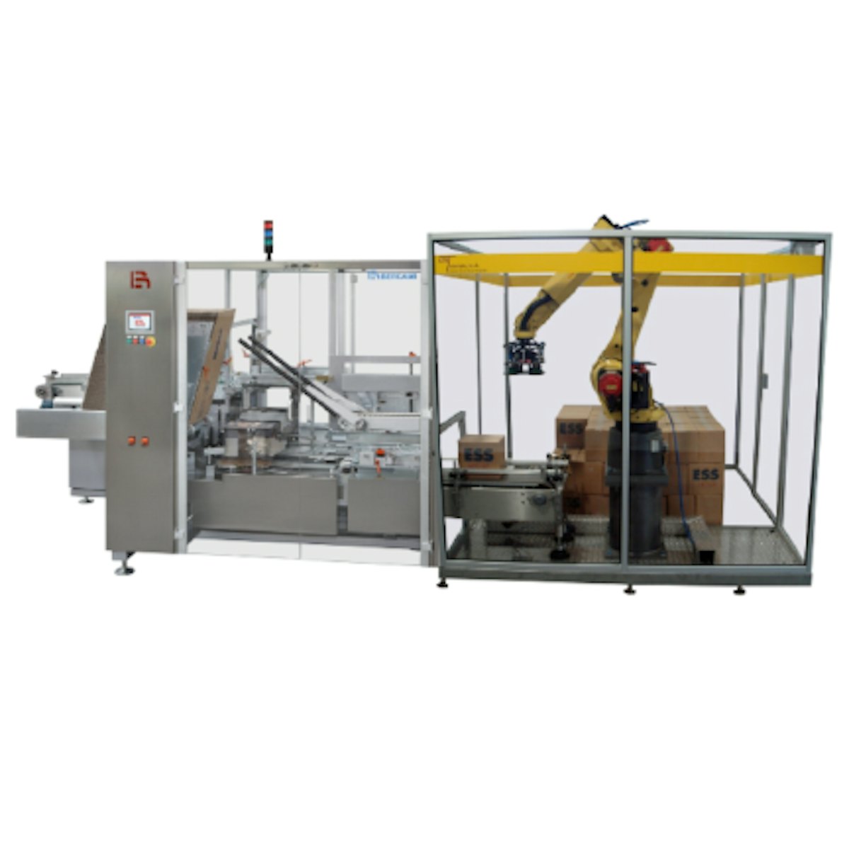 ESS Technologies: Case packer/palletizer From: ESS Technologies ...