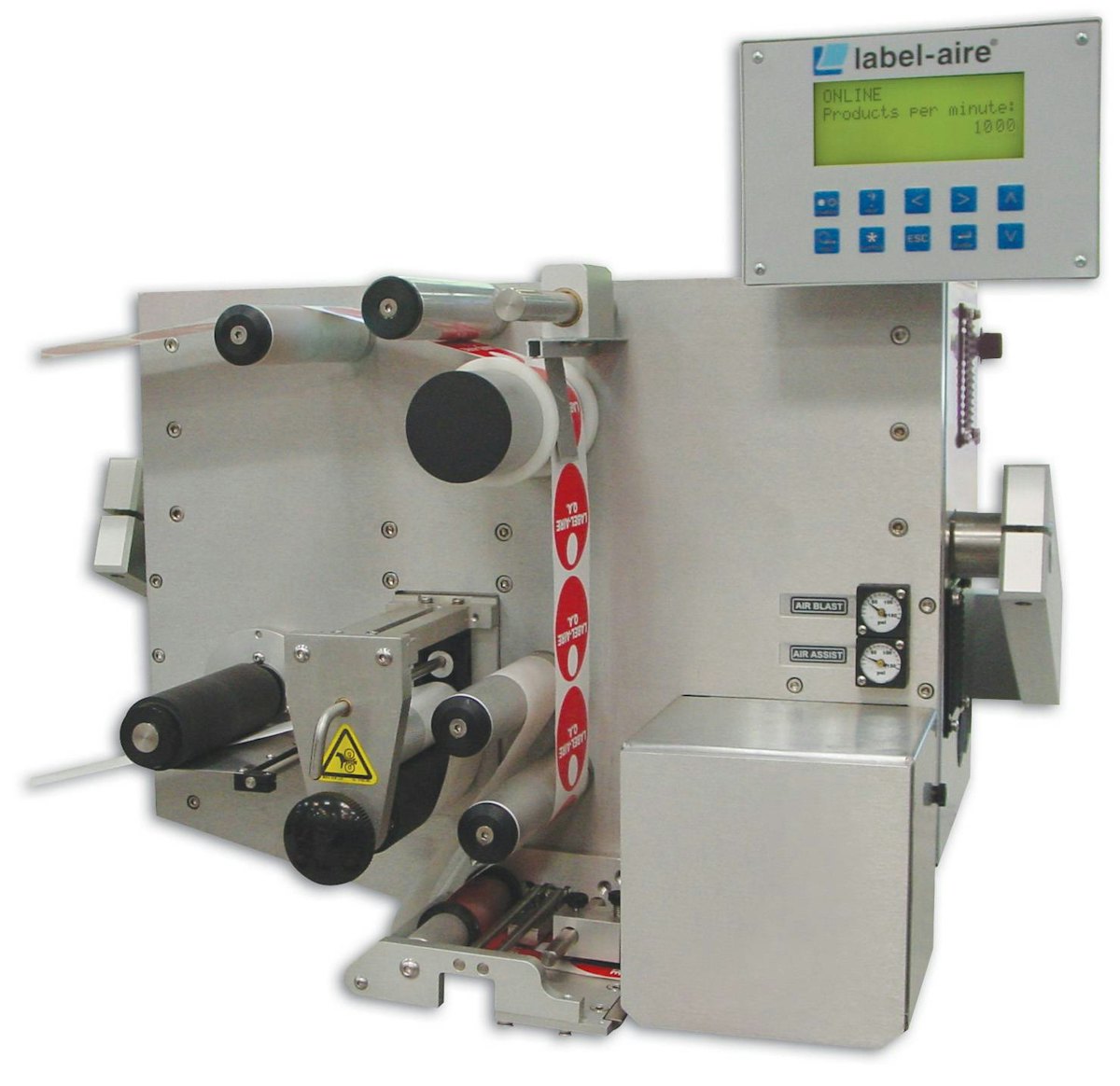 Label-Aire: Air-blow label applicator From: Label-Aire | Packaging World