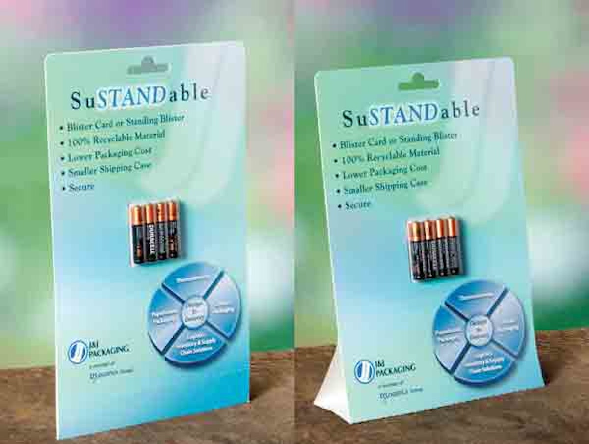 J&J Packaging: Sustainable stand-up blister | Packaging World