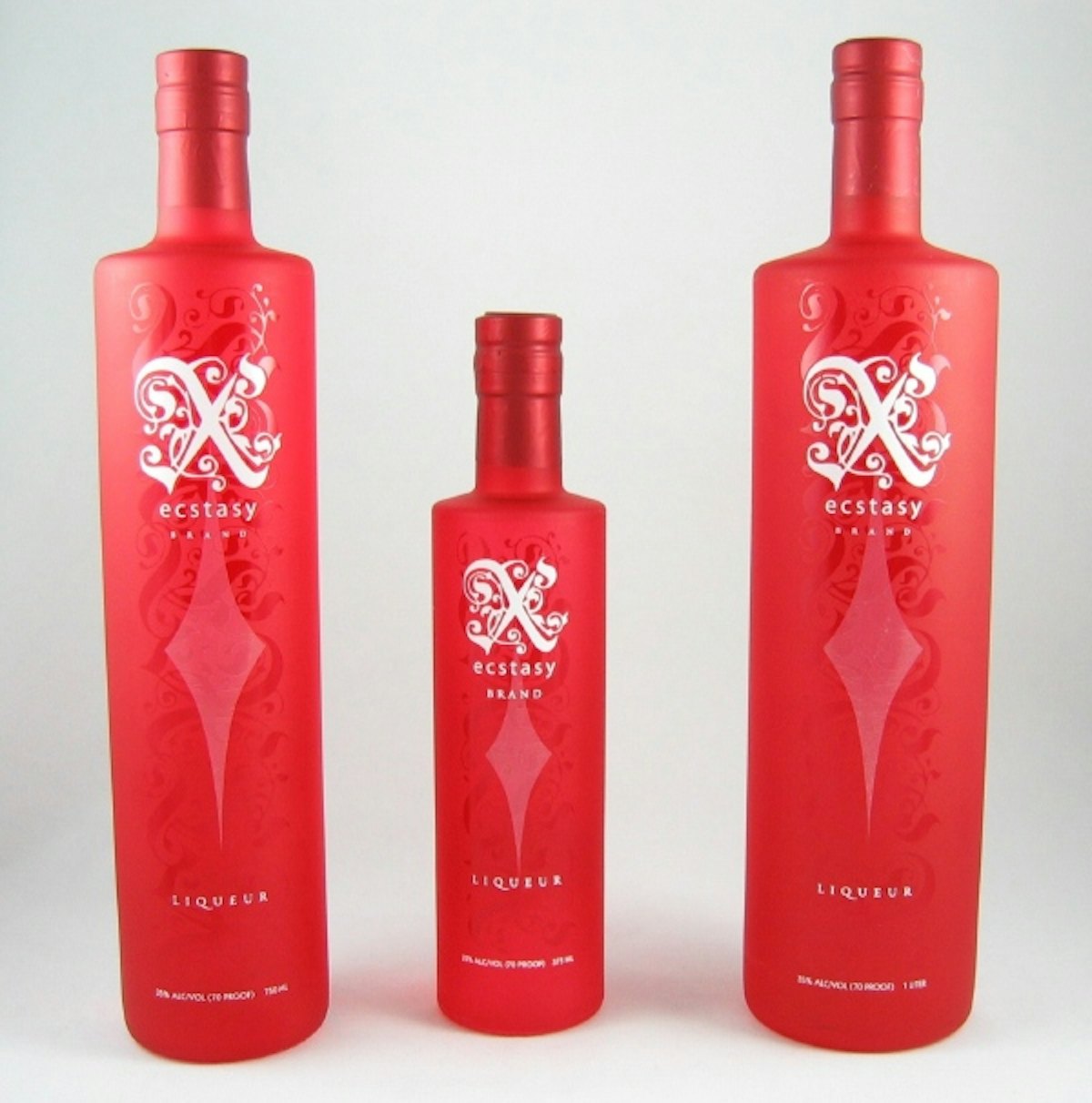 Ecstasy enhanced by unexpected red bottle | Packaging World