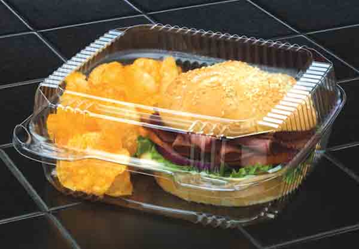 Pactiv: APET with hinged lid From: Pactiv Evergreen | Packaging World