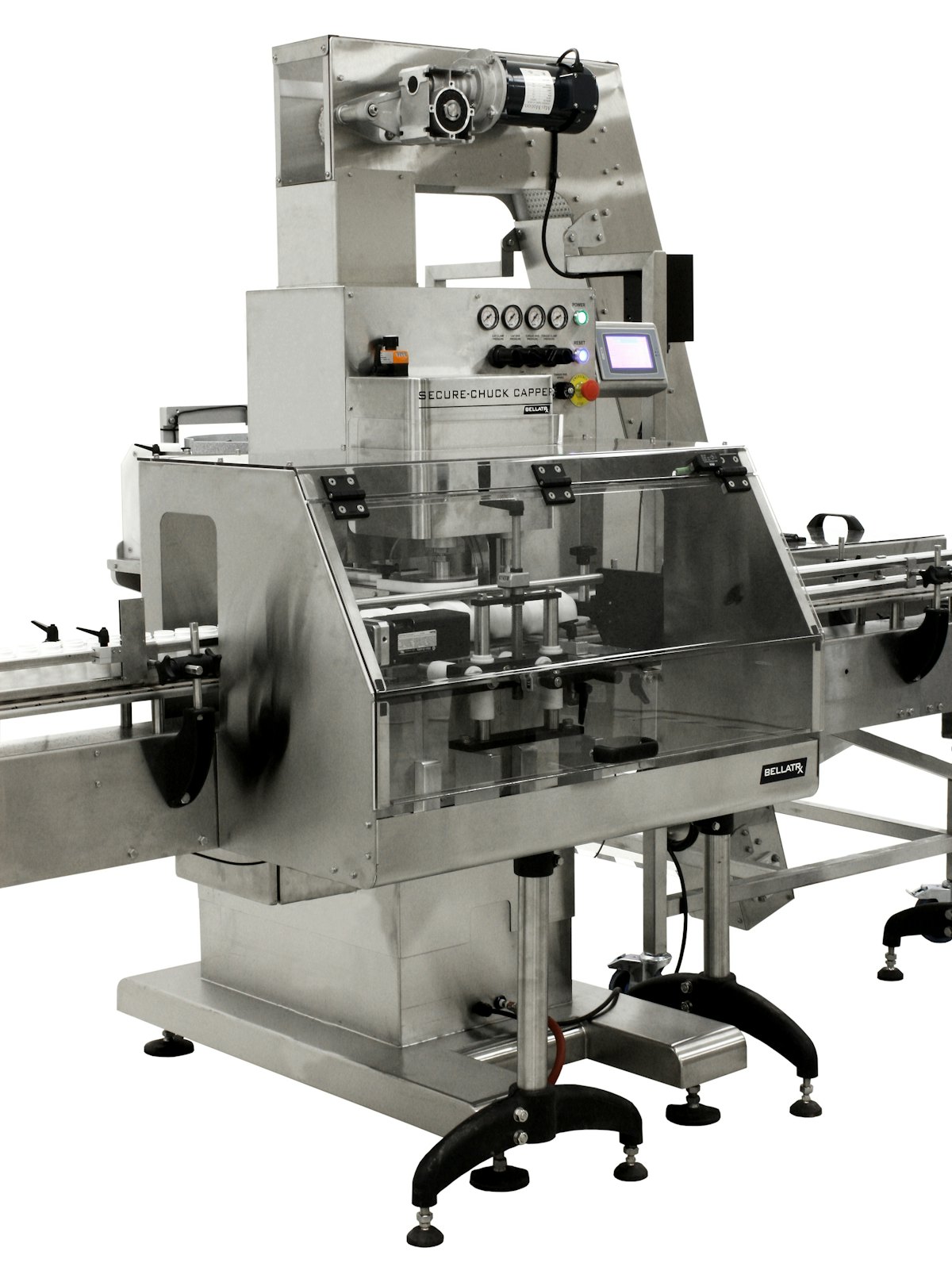 BellatRx: Inline secure chuck capper From: BellatRx | Packaging World