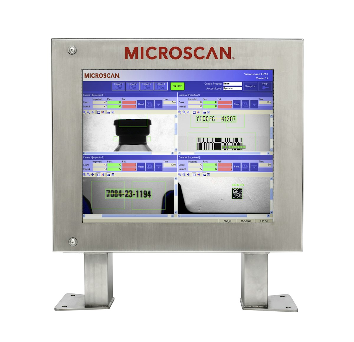 Microscan Systems: Steel enclosure for vision inspection From: Omron ...