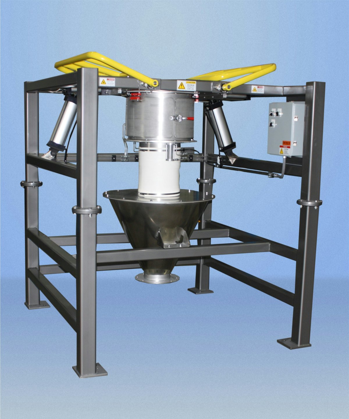 Material Transfer: Low headroom bulk bag discharger From: Material ...