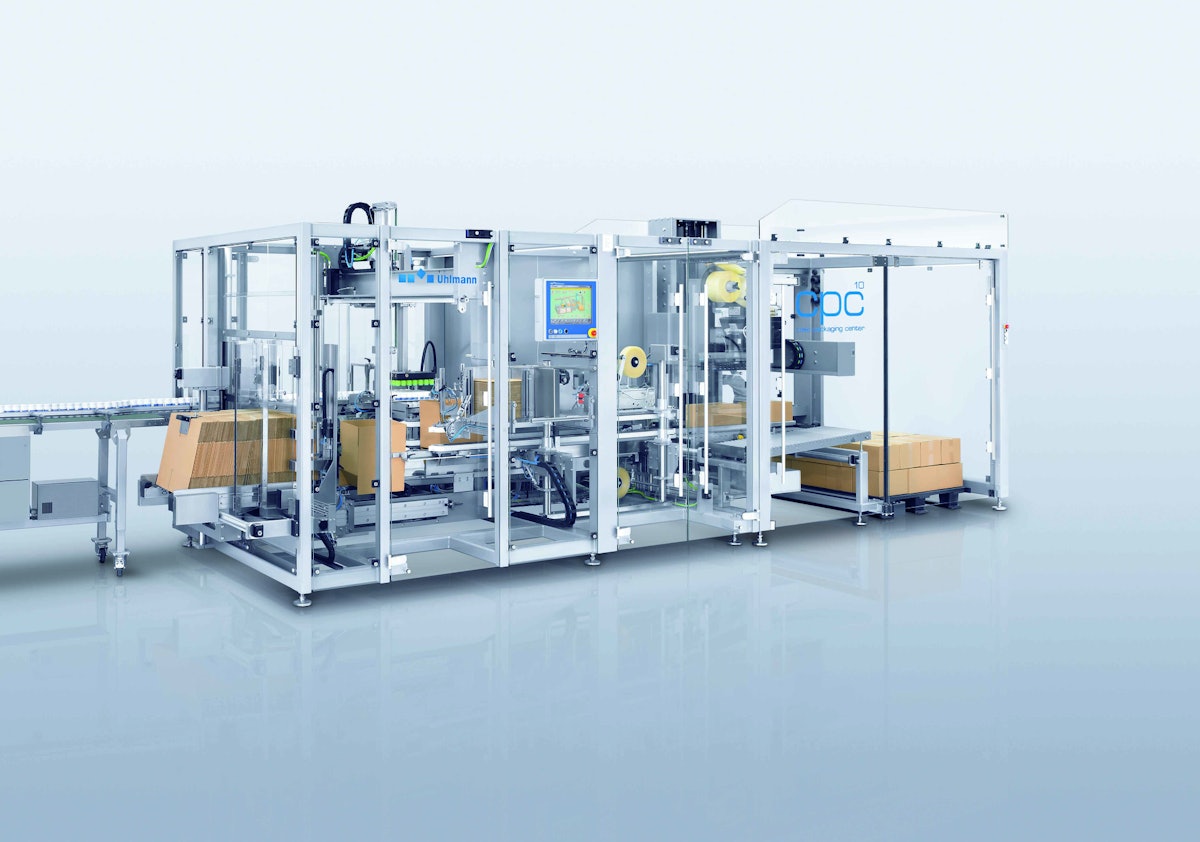Uhlmann: Case packer/palletizer combination unit From: Uhlmann ...