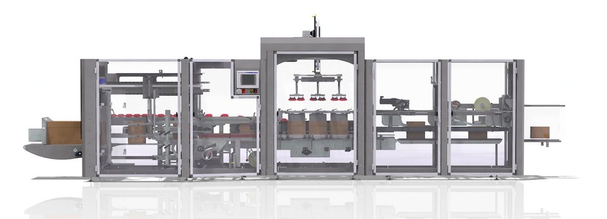 Douglas: Top-load case packer From: Douglas Machine Inc. | Packaging World