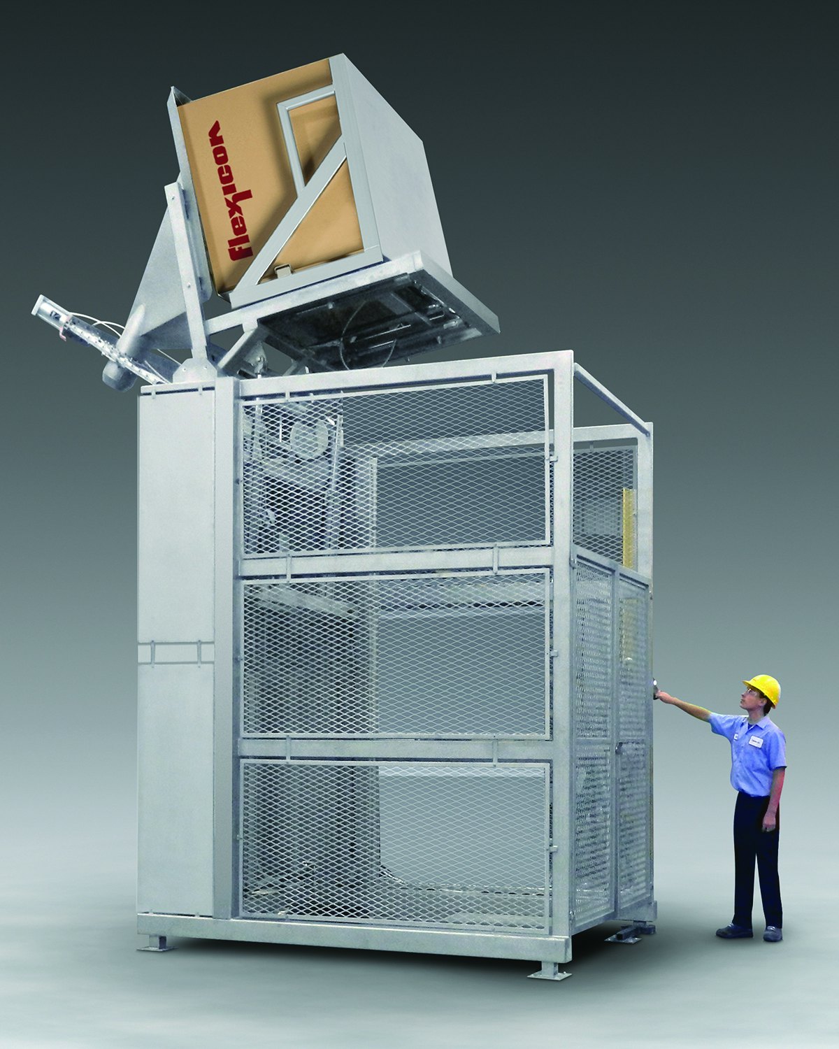 Flexicon: Sanitary high-lift box/container dumper From: Flexicon ...