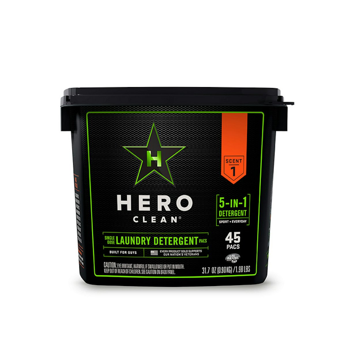 Special Ops-tested laundry detergent tub exudes masculinity | Packaging ...