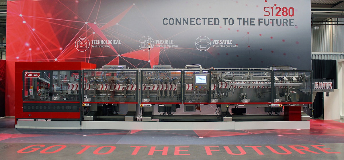 Volpak: Hf/f/s machine for stand-up pouches From: Volpak | Packaging World