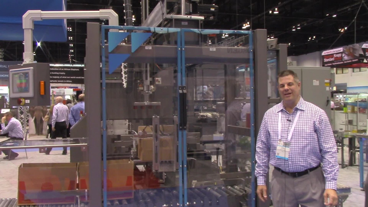 Case packer switches quickly from horizontal to vertical | Packaging World