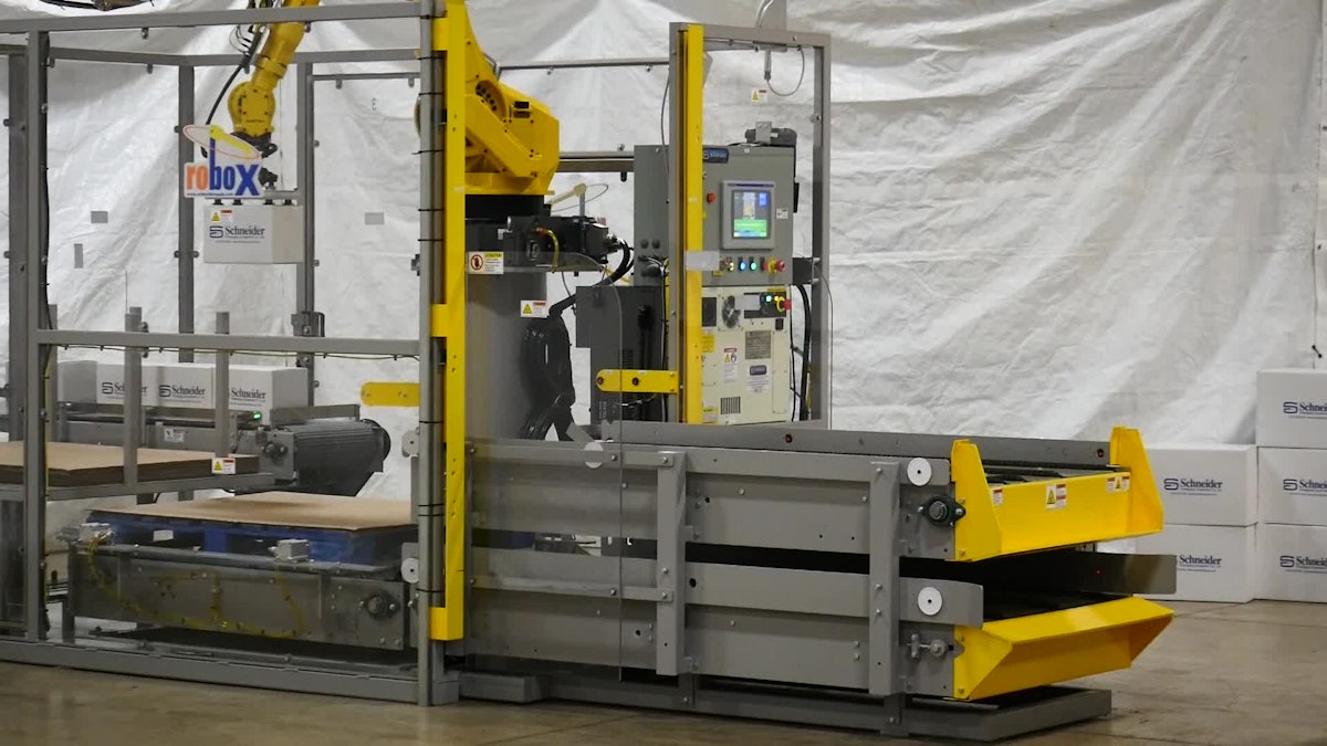 Modular palletizing featuring pallet generation software to increase ...