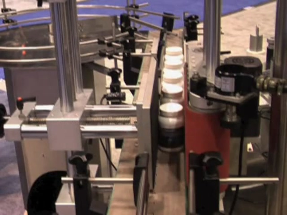 Label-Aire's Model 5100 labeler has a 4-in. wide head for labeling ...