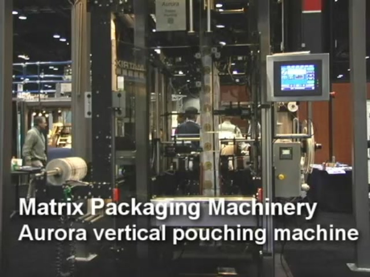 Vertical stand-up pouching machine | Packaging World