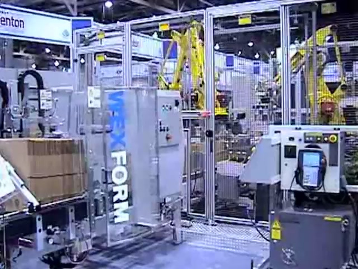 Pro Mach: Fleetguard's robotic case erecting, case packing and stretch ...
