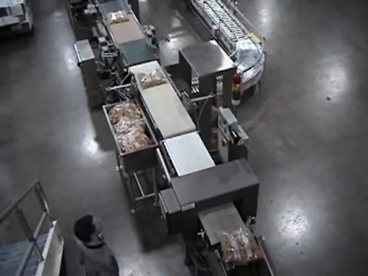 American Italian Pasta Co.: Case packing on a pasta packaging line ...