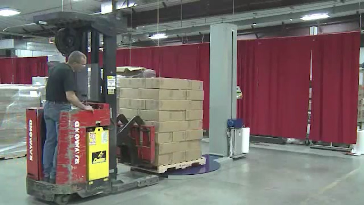 Sentry semi-automatic stretch wrapper lowers labor and material costs ...