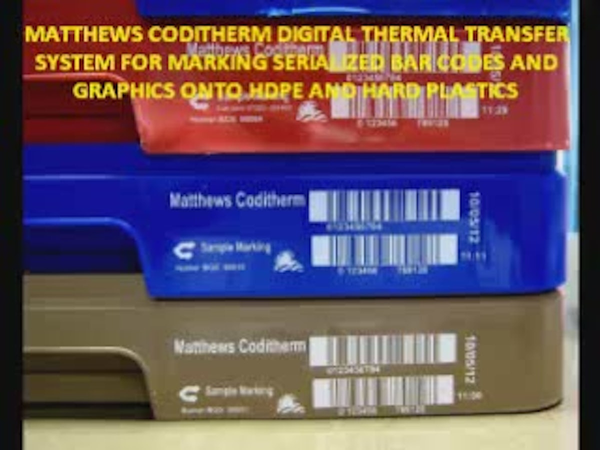 High quality, dynamic printing with Coditherm thermal transfer printer ...