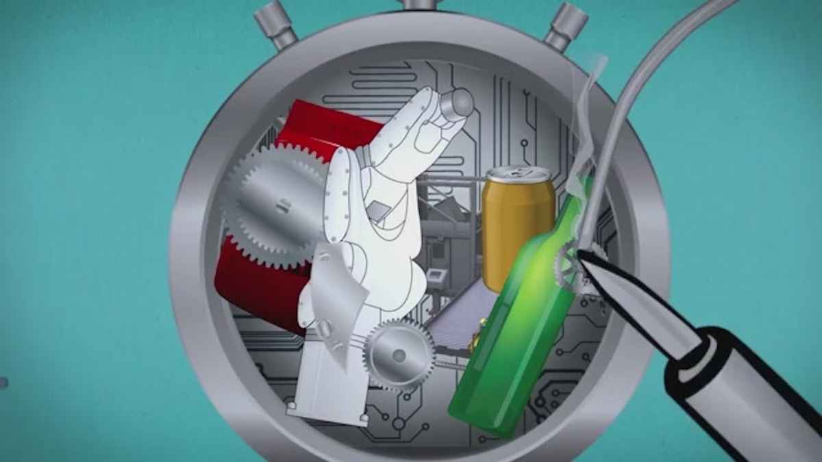 Video shows the Aspire™ case packer and palletizer cell – small ...