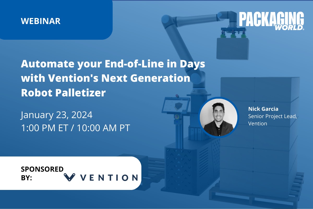 Automate your End-of-Line in Days with Vention's Next Generation Robot ...