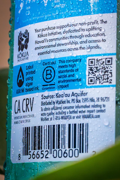 Waiākea Launches First Algae-Derived Ink for Eco-Friendly Labels ...